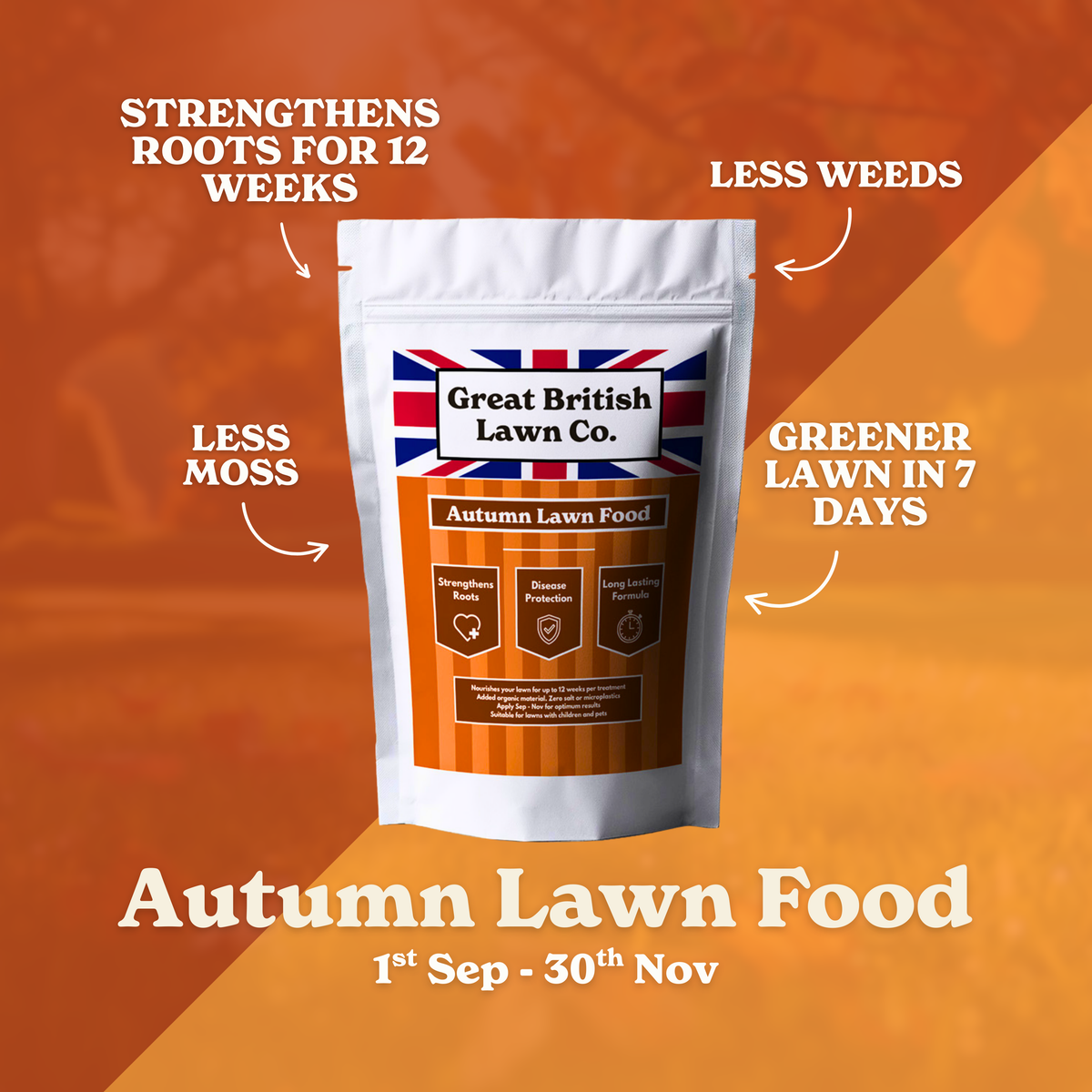 Autumn Lawn Food – Great British Lawn Co